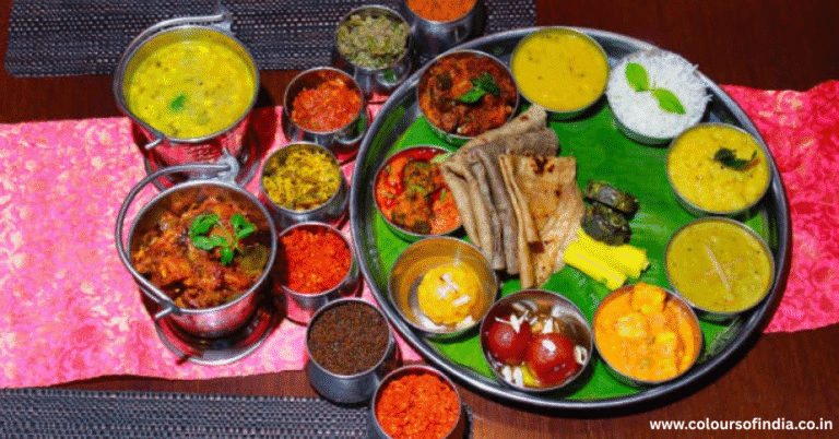 Traditional Maharashtrian Thali